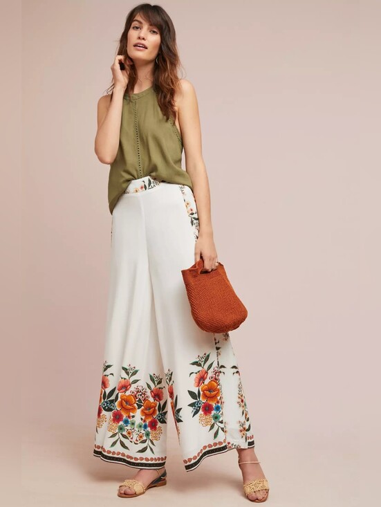 FARM Rio | Pants & Jumpsuits | Farm Rio X Anthropologie Melila Boho ...